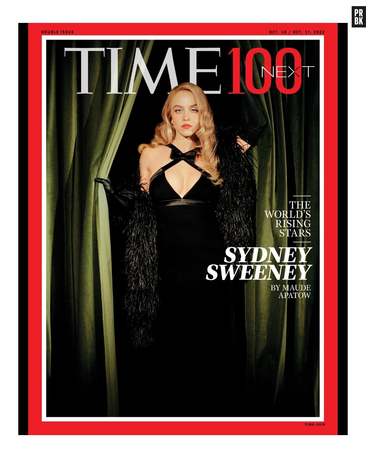 Foto: Capa da Time 100 Next com Sidney Sweeney - Purebreak