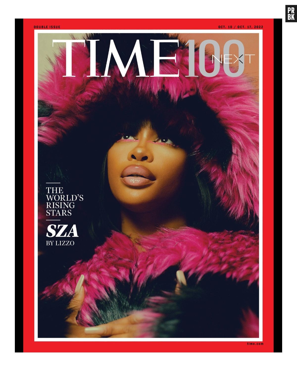 Foto: Capa da Time 100 Next com Sza - Purebreak