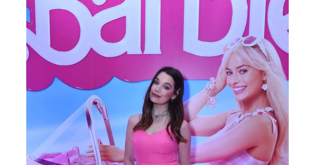 Giulia Benite estava totalmente rosa, da maquiagem à meia-calça - Purebreak