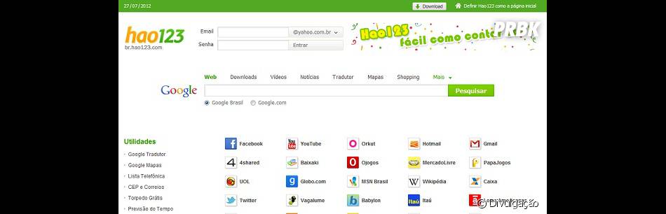 Hao123: Portal do Baidu no Brasil - Purebreak