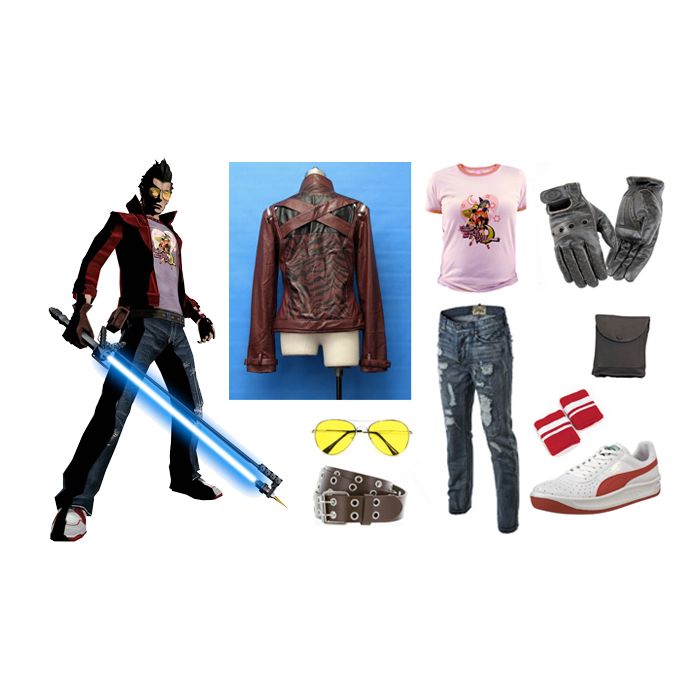 Travis Touchdown do game No More Heroes - Purebreak