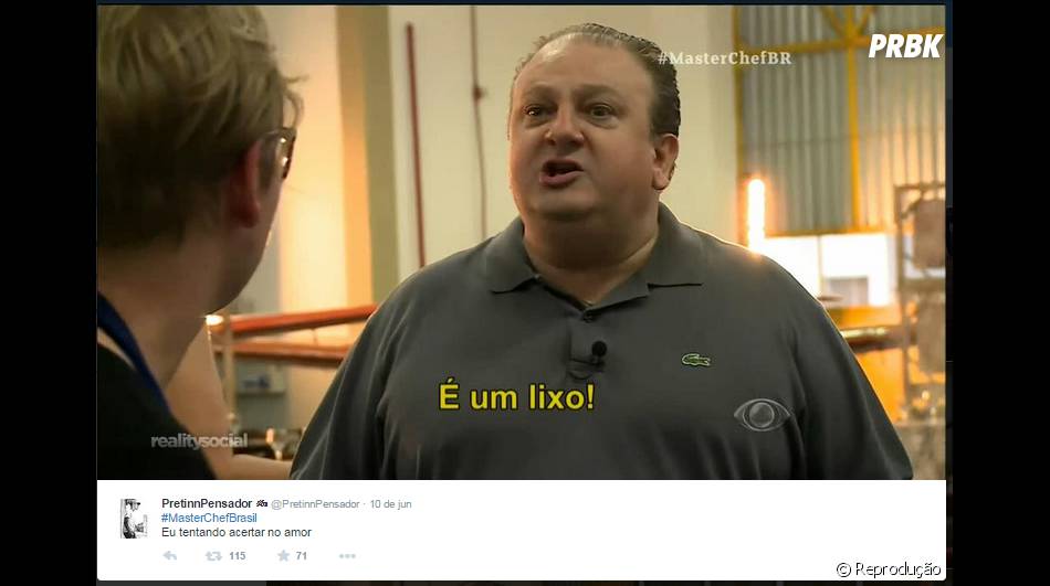 O chef Erick Jacquin, jurado do MasterChef Brasil, tem alguma coisinha ...