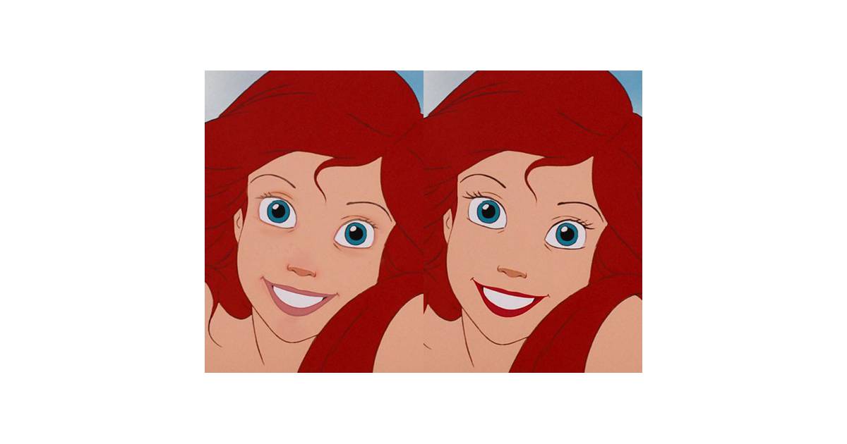 Ariel sempre foi muito moderna e maquiagem a prova d'água sempre fez ...