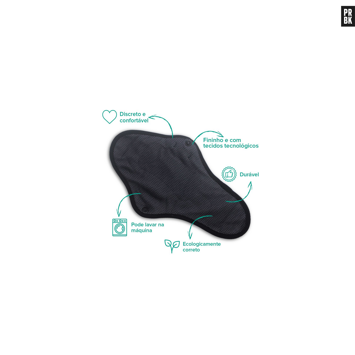 Foto: O absorvente de pano não chega a ser uma grande novidade, mas ele ...