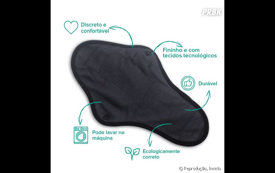 O absorvente de pano não chega a ser uma grande novidade, mas ele é bem ...