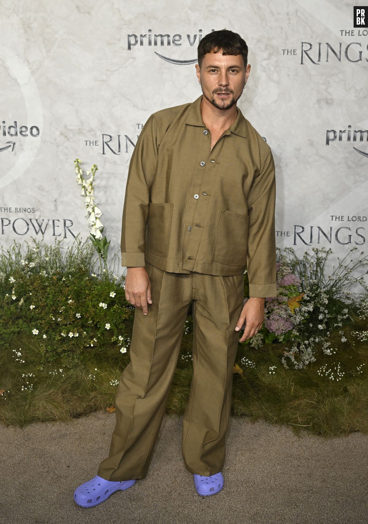 Foto: Augustus Prew no lançamento da série de "O Senhor dos Anéis", de ...