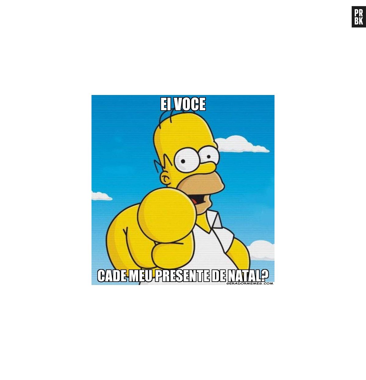 Foto: Presente de Natal meme - Purebreak
