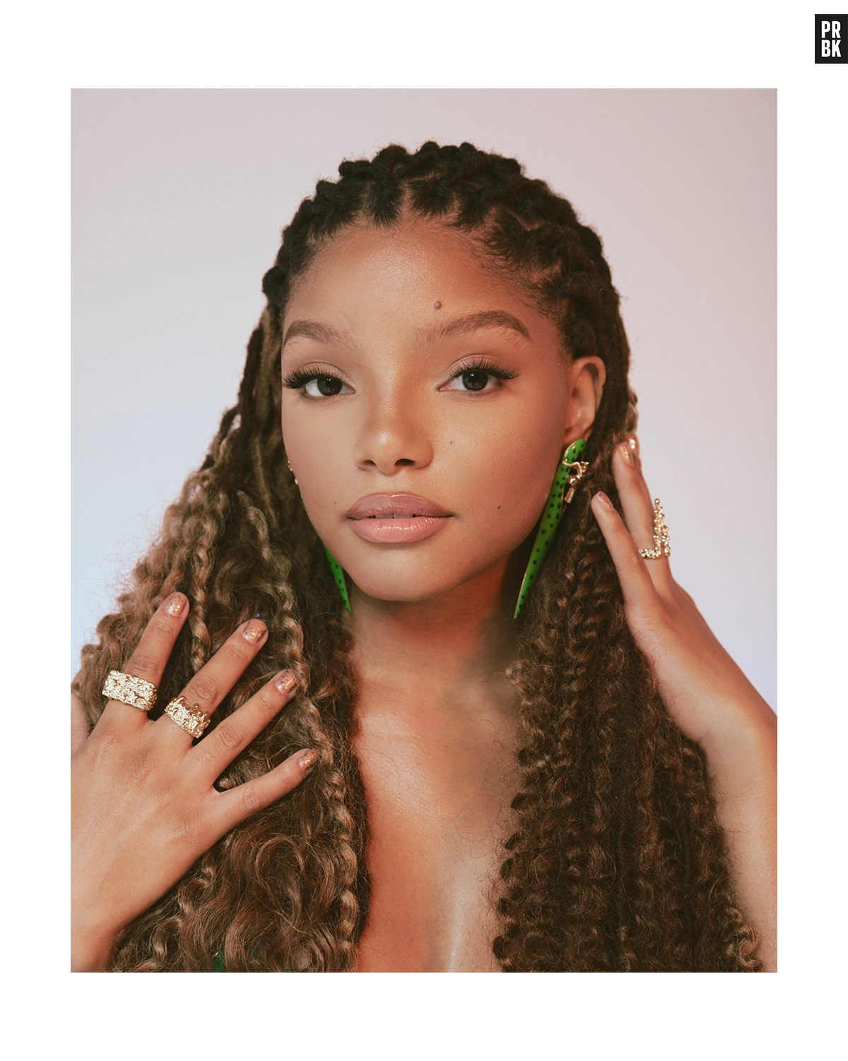 Foto: Halle Bailey se emociona com crianças negras chocadas com ...