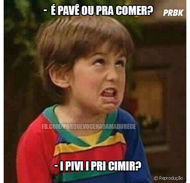 Meme "Por que você não amadurece?" viraliza na web! Saiba mais sobre a ...